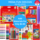 Mega Fun Design Online Lesson – Craftkids.com.au